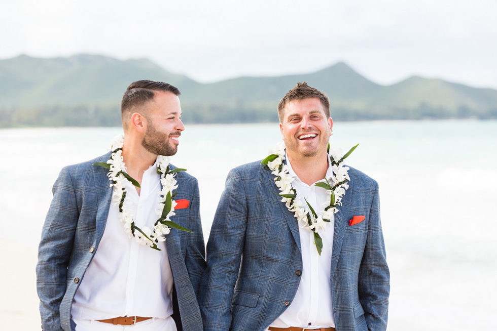 LGBT Hawaiian Destination Wedding - A Rainbow In Paradise
