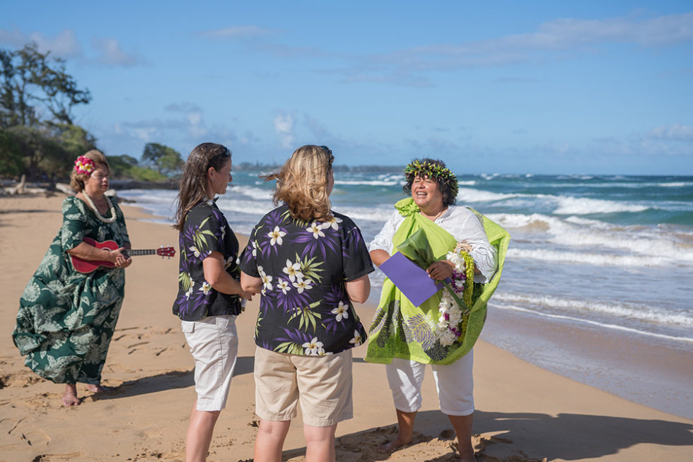 LGBT Hawaiian Destination Wedding - A Rainbow In Paradise